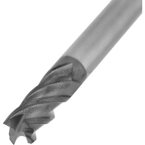 Ej Life 5pcs Fraise en bout en carbure de tungstène à 4 Dents Fraise