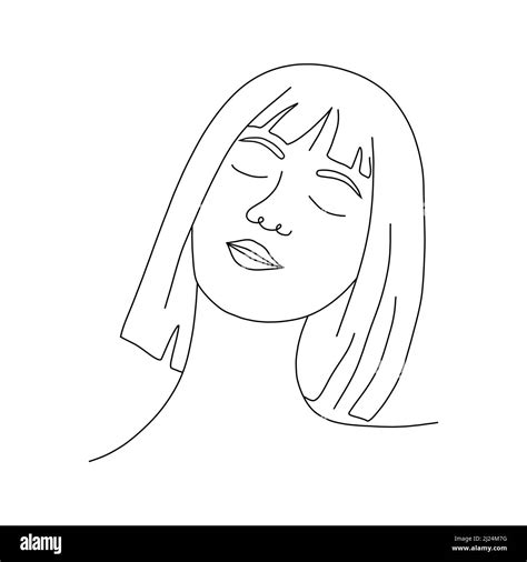 Portrait Outline Cut Out Stock Images Pictures Alamy