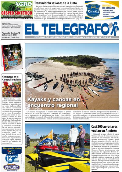 Edición 19 02 2023 Diario El Telégrafo
