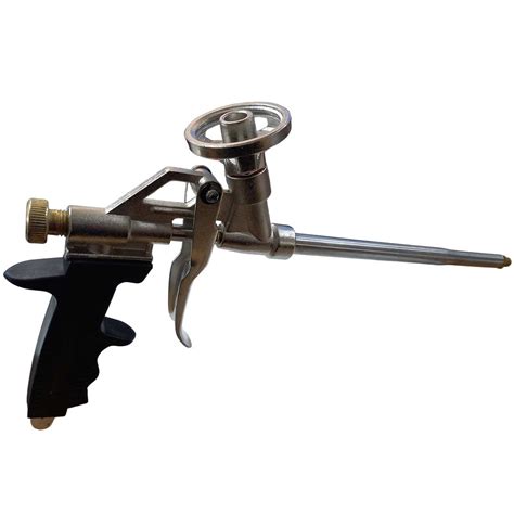 Pistola Aplicador Espuma Poliuretano Profesional Metalica Barraca Central