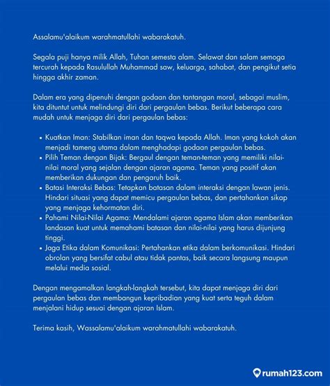 7 Contoh Pidato Tentang Pergaulan Bebas Singkat Untuk Remaja