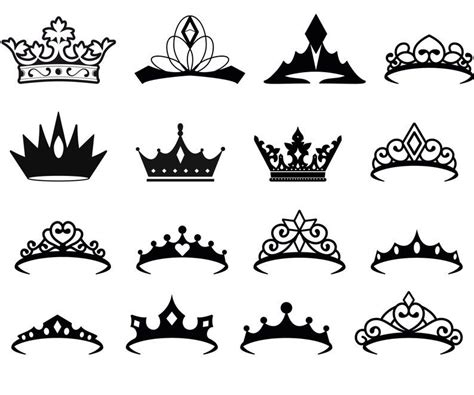 Crown SVG Bundle Queen Crown Svg King Crown Svg Princess Crown Svg