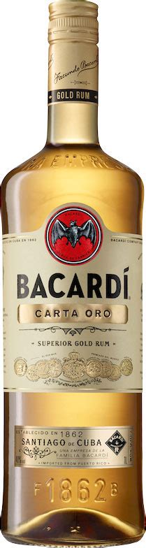 Rum Bacardi Carta Ouro Ml Imigrantes Bebidas