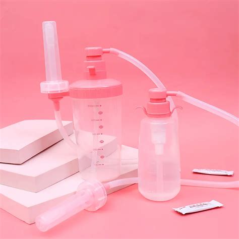500ml 350ml Vaginal Clearner Anal Douche Enema Reusable Vagina Irrigator Ass Anus Cleaning