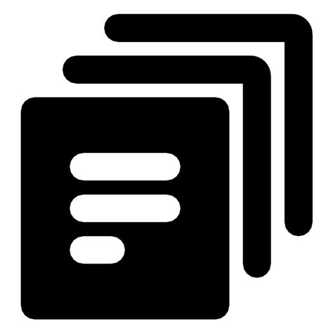 File Multiple Solid Vector Svg Icon Svg Repo