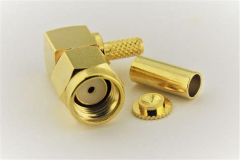 Rp Sma M Plug Right Angle Crimp For Rg Rg Rfshop Australia