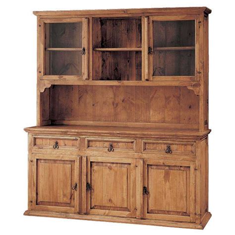 vitrina de madera rústica con puertas acristaladas Blog Myoc Muebles