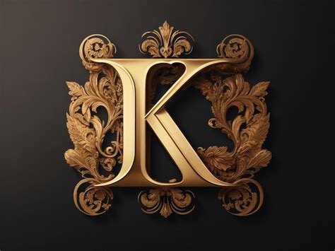 Logotipo De Letra K De Luxo De Vetor Livre Foto Premium