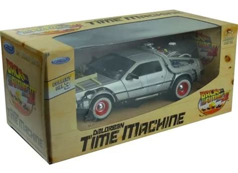 Maquina Del Tiempo Delorean Volver Al Futuro 3 Welly 1 24 Cuotas Sin