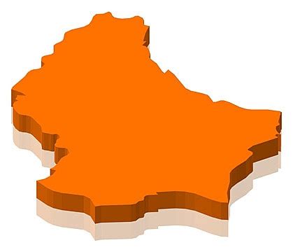 Map Of Luxembourg Political Map Of Luxembourg With The Several