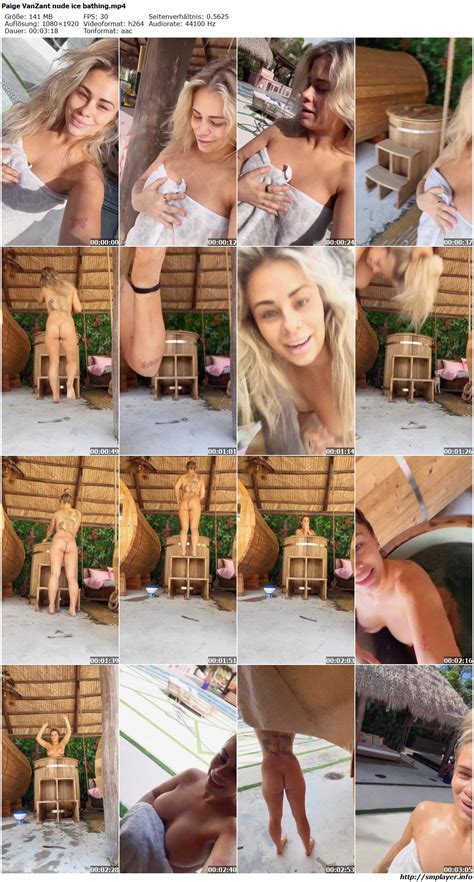 Paige Vanzant Nude Ice Bathing Preview Vipr Im