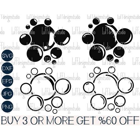 Bubbles SVG Bundle Blowing Bubbles SVG Soap Bubbles Vecto Inspire
