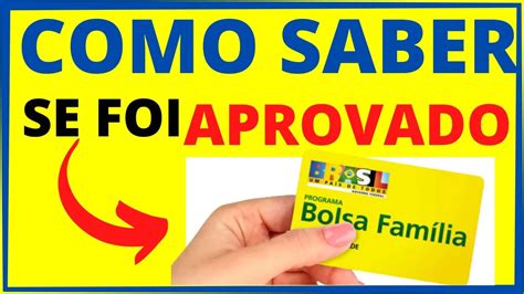 Como Saber Se Fui Aprovado Para Receber O BOLSA FAMÍLIA Portal Jatobá