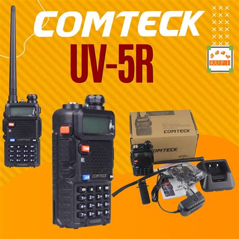 Jual Ht Comteck Uv R Dual Band Vhf Uhf Radio Fm Promo Shopee Indonesia