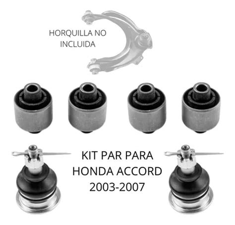 Kit Bujes Y Par Rotulas Para Honda Accord Env O Gratis