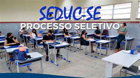 SEDUC SE lança concurso público 1 8 mil vagas de emprego