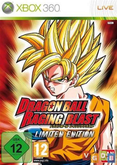 Dragon Ball Raging Blast Limited Edition VGDB Vídeo Game Data Base