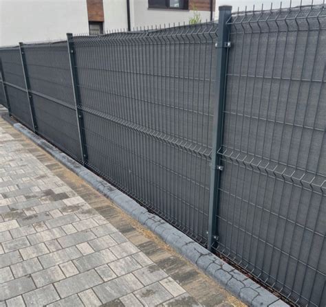 Siatka Maskująca 90 Grafit Antracyt Na Ogrodzenie 140 g m2 Rolka 100cm