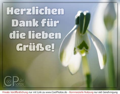 CoolPhotos de Danke Herzlichen Dank für lieben Grüße