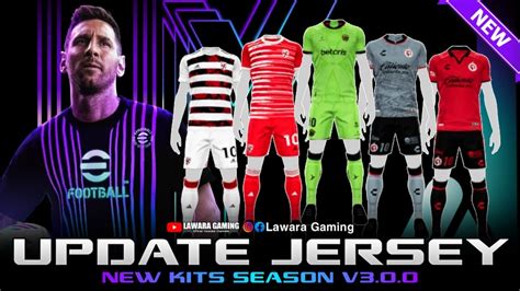 Jersey Efootball New Update V Keren Parah Youtube