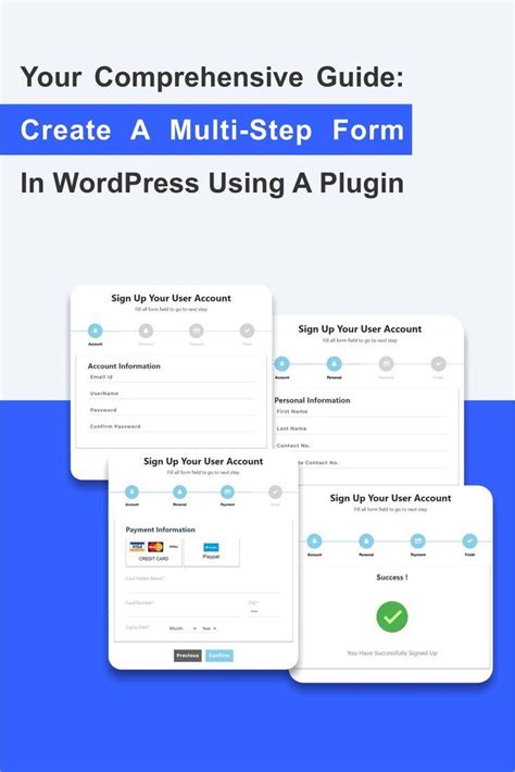 Your Comprehensive Guide To Create A Multi Step Form In WordPress Using