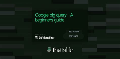 Understanding Google Bigquery A Beginners Guide