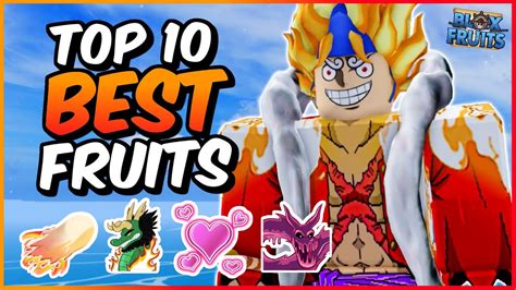 Top Best Fruits In Blox Fruits Update Youtube