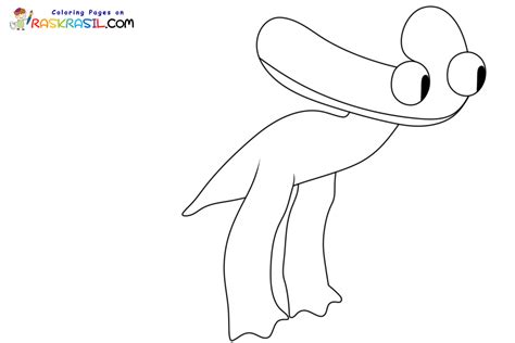 Coloriage Cyan Rainbow Friends 2 à imprimer