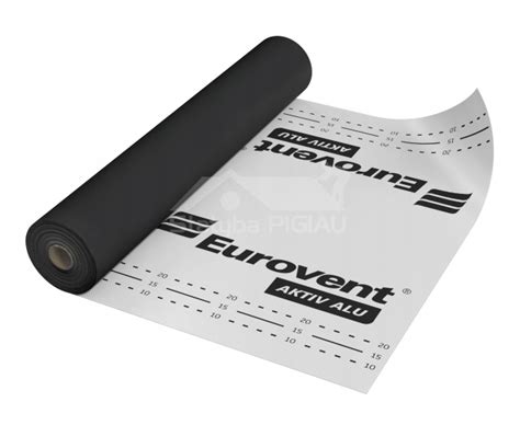 MEMBRANA PAROIZOLACYJNA EUROVENT AKTIV ALU 110 GR M² 1 5 M X 50 M