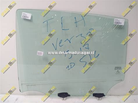 Vidrio Puerta Trasero Izquierdo Sedan NISSAN VERSA 1 6 HR16 DOHC 16