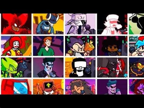 Friday Night Funkin VS Todos os mods juntos capitãon200 YouTube