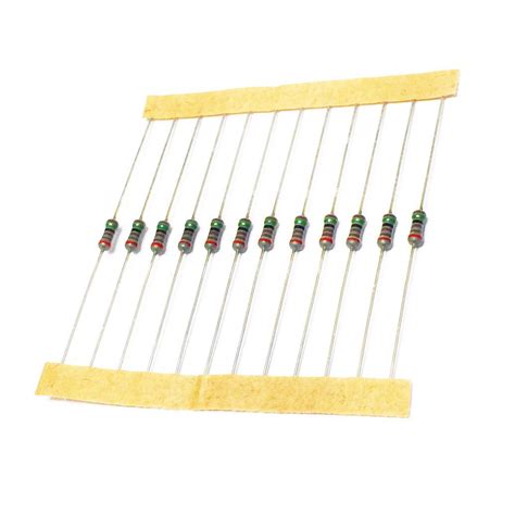 Kit 500 peças Resistor 1K5 1 1 4W Axial CR25 Resistor Achei