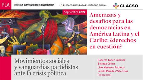 Movimientos sociales y vanguardias partidistas ante la crisis política