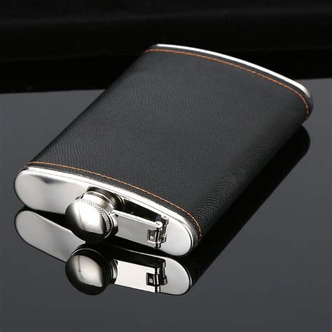 Flasque Whisky Cuir Coffret Complet Univers Whisky