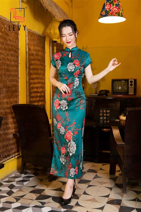 Các Mẫu Áo Sườn Xám Đẹp Tôn Vẻ Đẳng Cấp Và Lịch Lãm Da Màu Shop