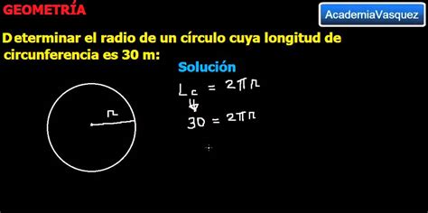 Longitud De Una Circunferencia