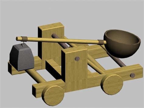Ballista Catapult And Cannon Polycount
