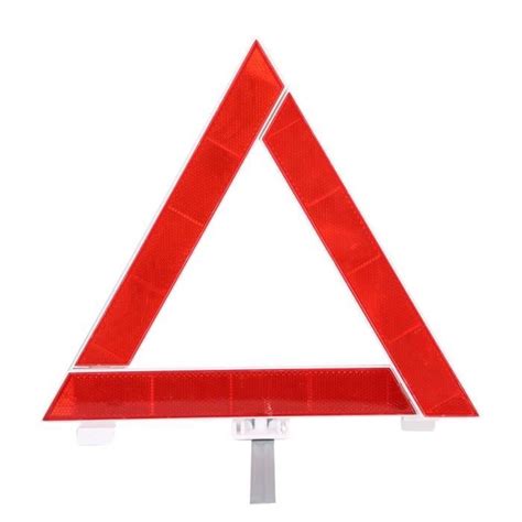 Ashata Signe De Triangle Pliable Panneau De Signalisation Triangulaire