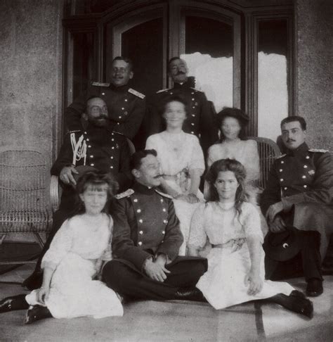 The Four Grand Duchesses Photographed With Officers In 1912 AL