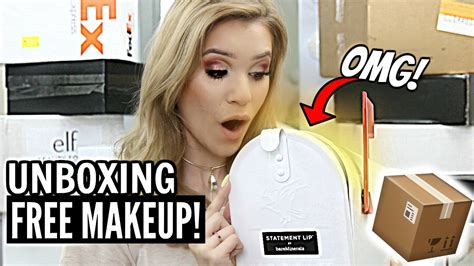 Huge Unboxing Of New Makeup Free Pr Stuff Beauty Gurus Get Youtube