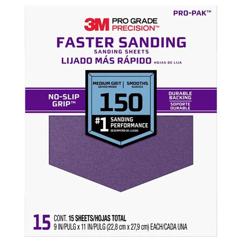 3M Pro Grade Precision Faster Sanding Sheets 9 In X 11 Hardwares