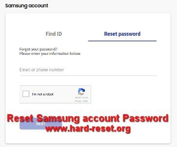 Samsung Account Password Reset Telegraph