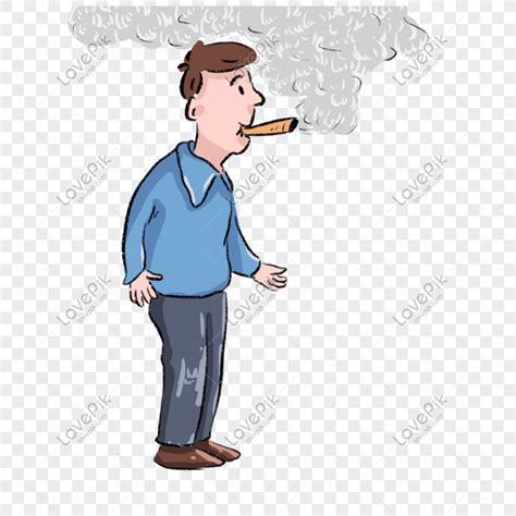 Dibujos Animados De Fumar Chico PNG Imágenes Gratis Lovepik