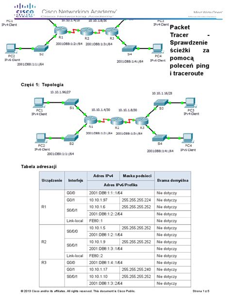 8 3 2 6 packet tracer pinging and tracing to test the path instructions odt pdf