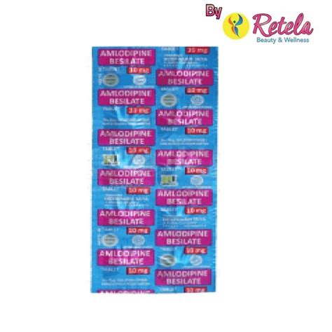 Jual Amlodipine Mg Strip Tablet Gen Hj Shopee Indonesia