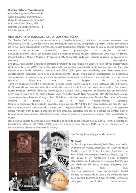 PDF UMA BREVE HISTÓRIA DA ESCLEROSE LATERAL AMIOTRÓFICA PDFSLIDE TIPS