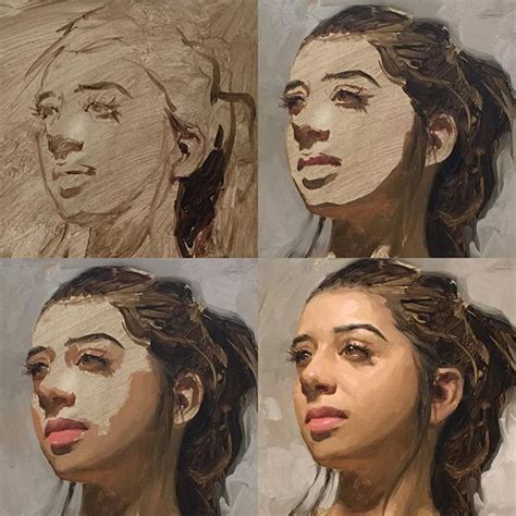 A Few Of The Steps From My Last Painting Trekell Art Supplies