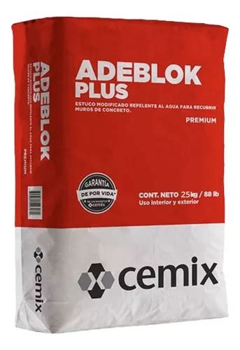 Estuco Cemix Adeblok Plus Blanco