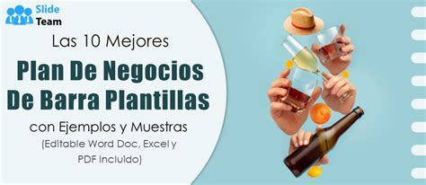 Las Mejores Plantillas De Planes De Negocios Para Bares Con Ejemplos