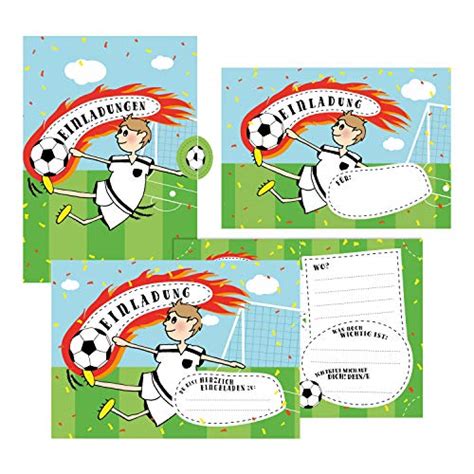 Einladung Geburtstag Fußball 15 besten Produkte im Vergleich